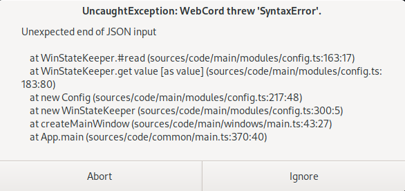 Unexpected end of JSON input · Issue #360 · SpacingBat3/WebCord · GitHub