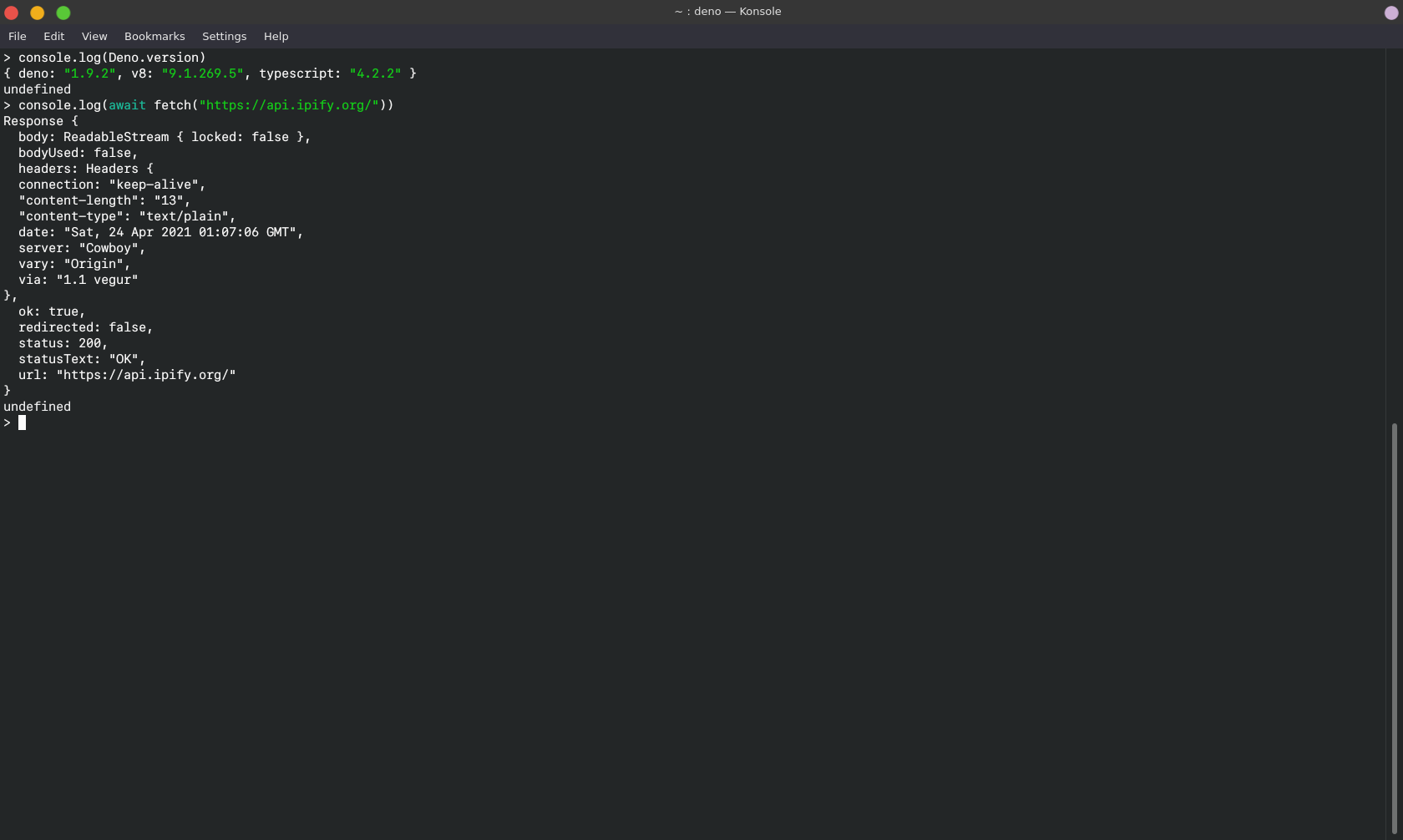Windows does not highlight undefined in REPL · Issue #9761 · denoland/deno · GitHub