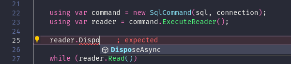 Extension not decompiling nuget packages right SqlCommand & SqlReader · Issue #6394 · dotnet ...