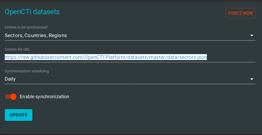 Can't import Mitre/OpenCTIData · Issue #124 · OpenCTI-Platform/opencti · GitHub