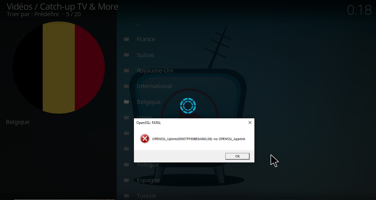 kodi 19.4 belgique sur windows 10 home · Issue #871 · Catch-up-TV-and-More/plugin.video ...
