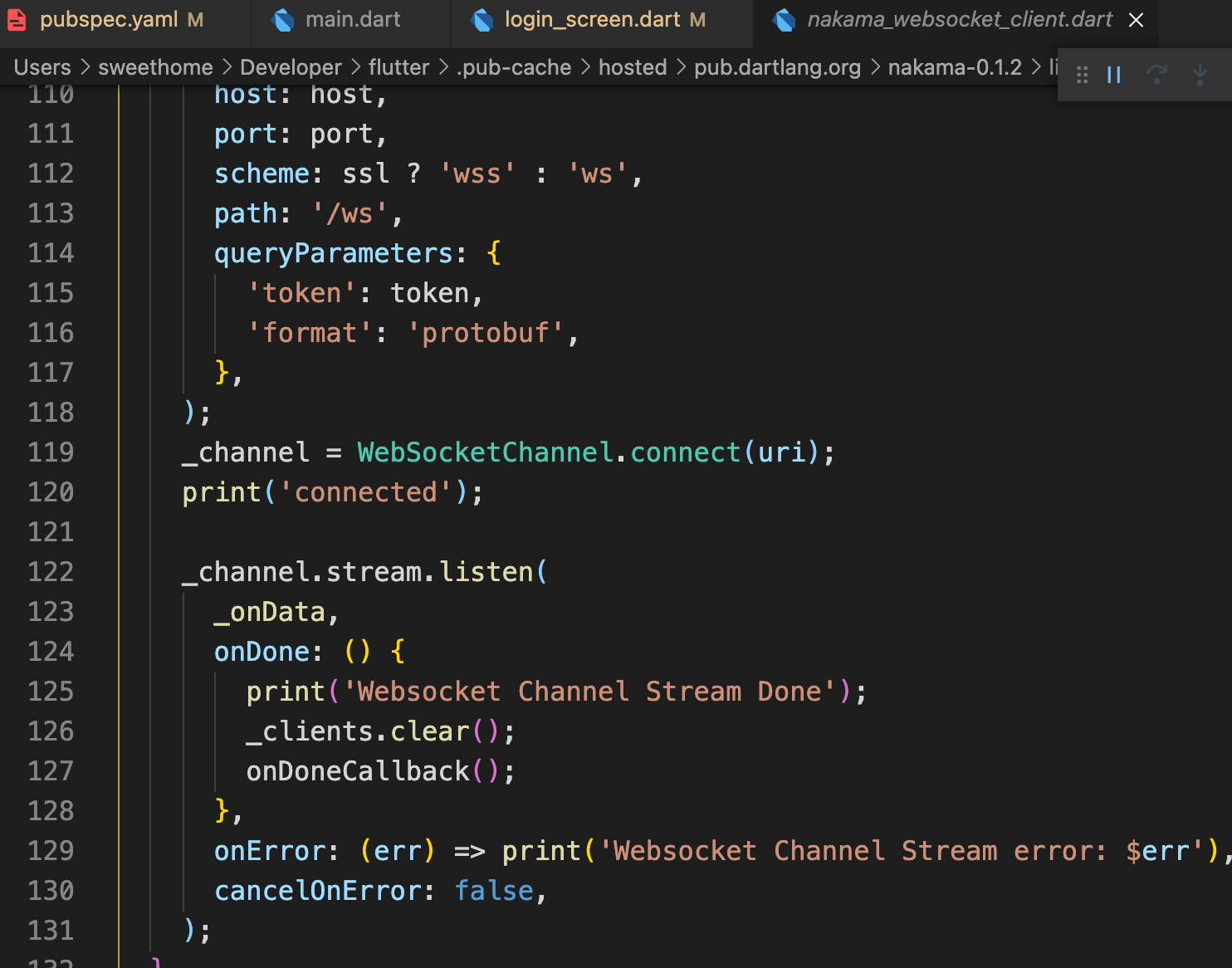 Detecting socket disconnect · Issue #23 · heroiclabs/nakama-dart · GitHub