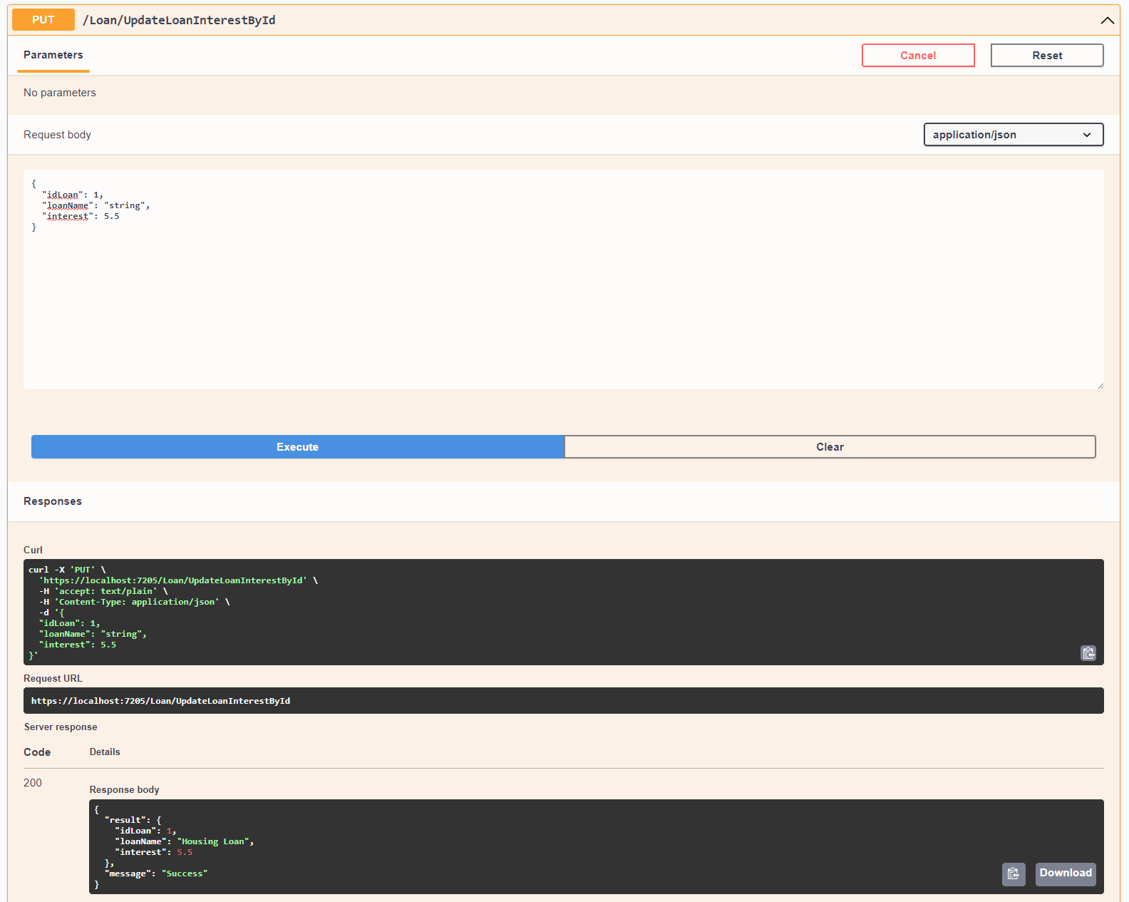 GitHub - M-Peplin/LoanCalculator: API designed to provide monthly loan payback plan.