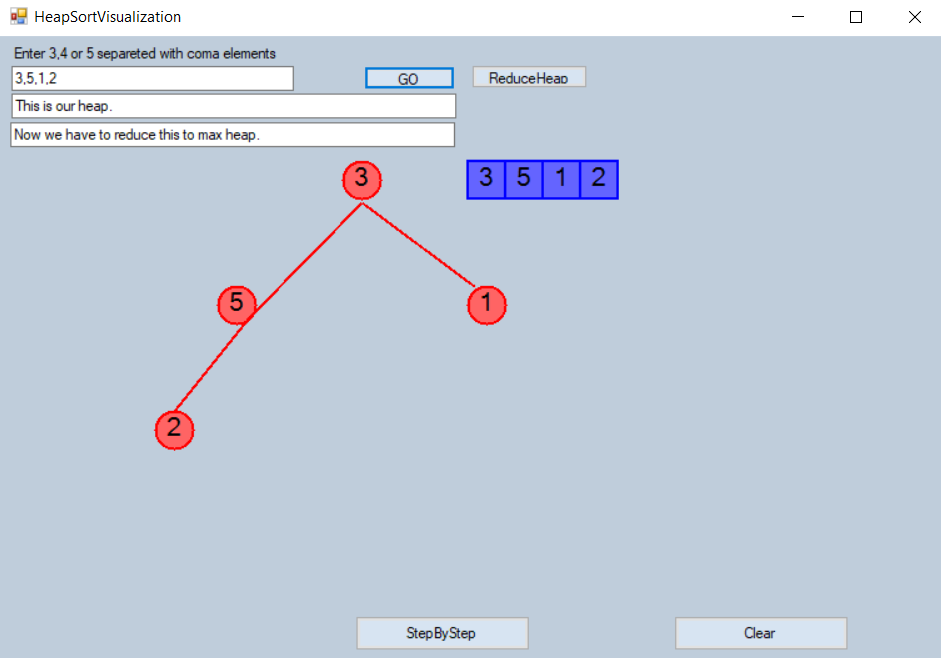 GitHub - eliinak/HeapSortVisualization: Visualization of Heap Sort