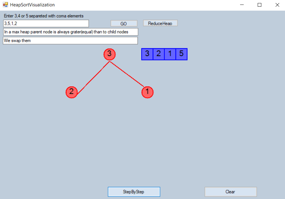 GitHub - eliinak/HeapSortVisualization: Visualization of Heap Sort