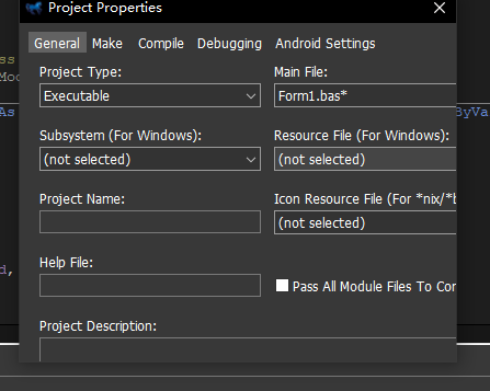 bug: project properties windows size on dual display · Issue #424 · XusinboyBekchanov ...