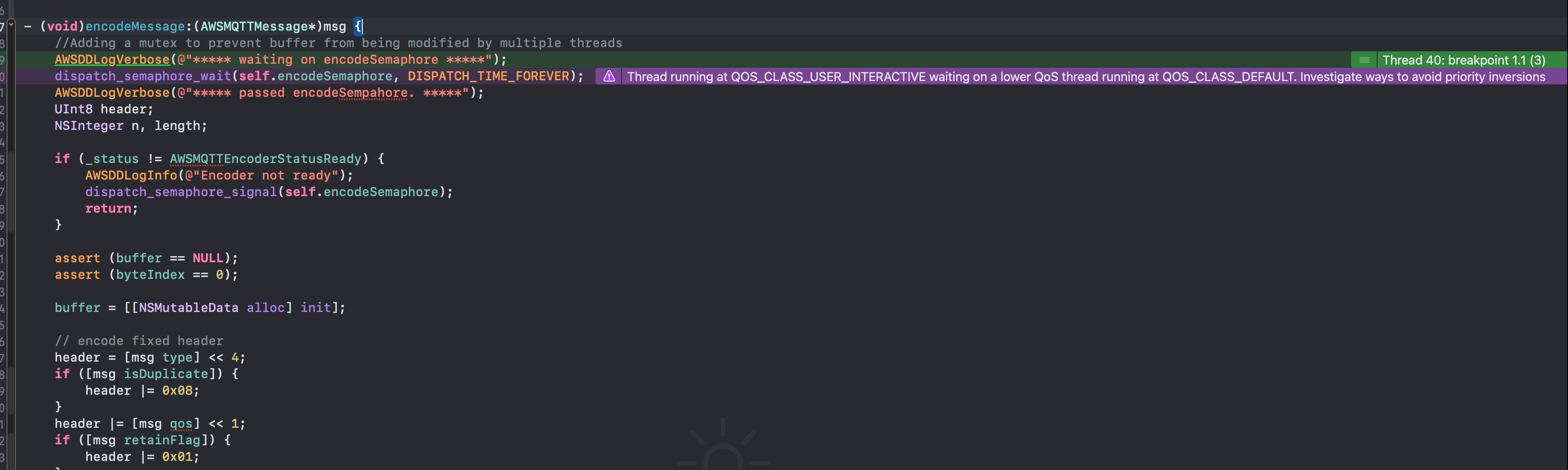Thread Performance Warning In Xcode14 · Issue 4360 · Aws Amplifyaws Sdk Ios · Github