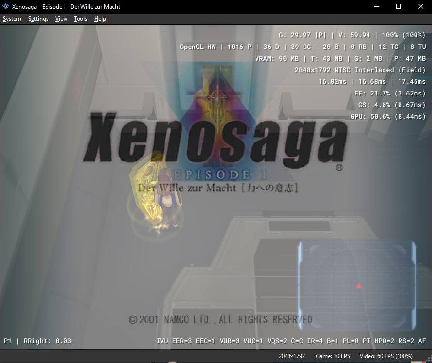 [BUG]: [Regression] Xenosaga Episode I displays a past static image at the end of loading ...