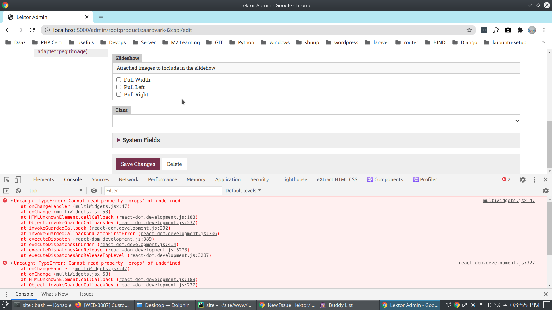 Checkboxes type not working in admin · Issue #889 · lektor/lektor · GitHub