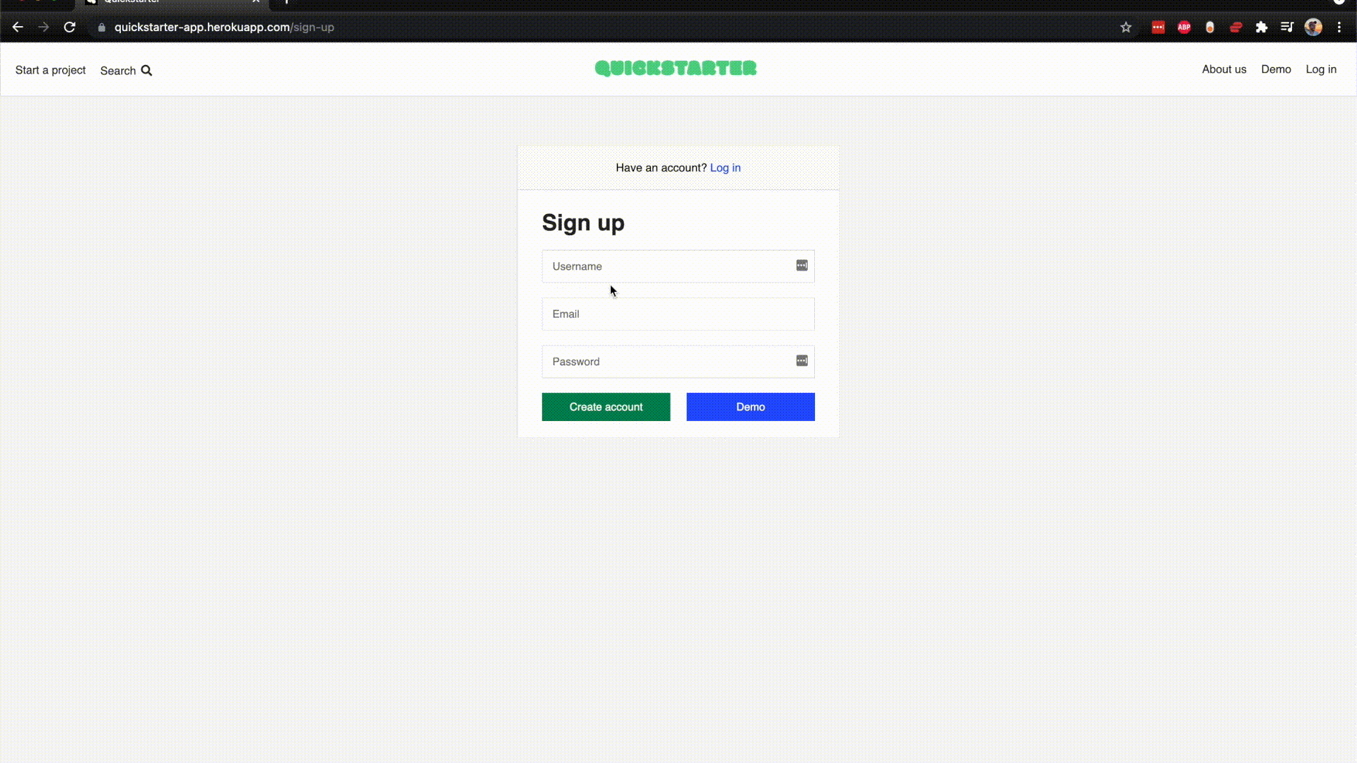 GitHub - taylorbhogan/quickstarter: a pixel-perfect clone of kickstarter: explore & back ...
