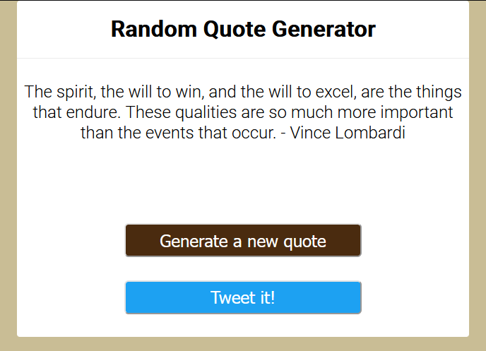 GitHub - ousmanebarry/random-quote-generator