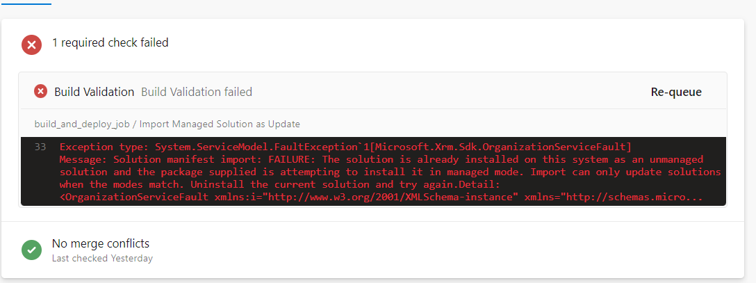 [ALM Accelerator - QUESTION] Error while running pipeline in validation Environment · Issue ...
