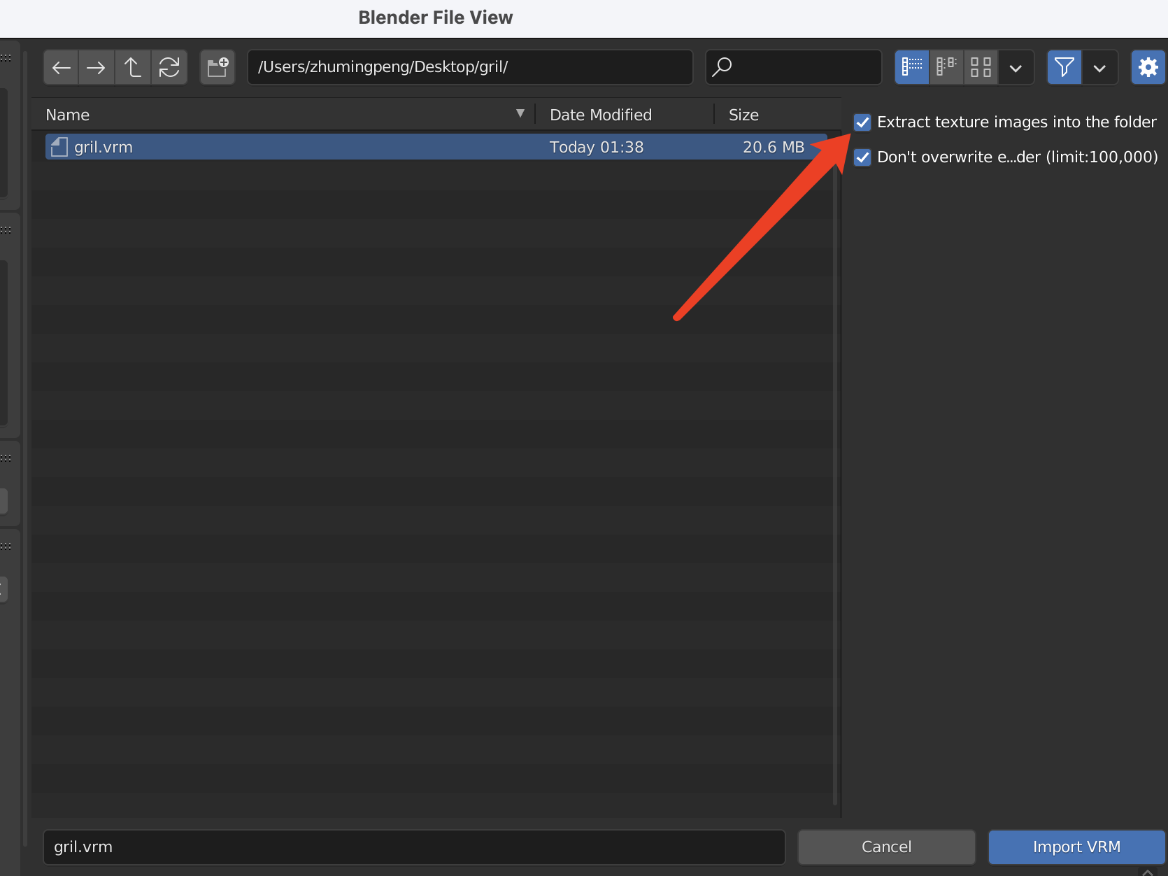 Bug report: extract texture images into the folder console error! · Issue #168 · saturday06/VRM ...