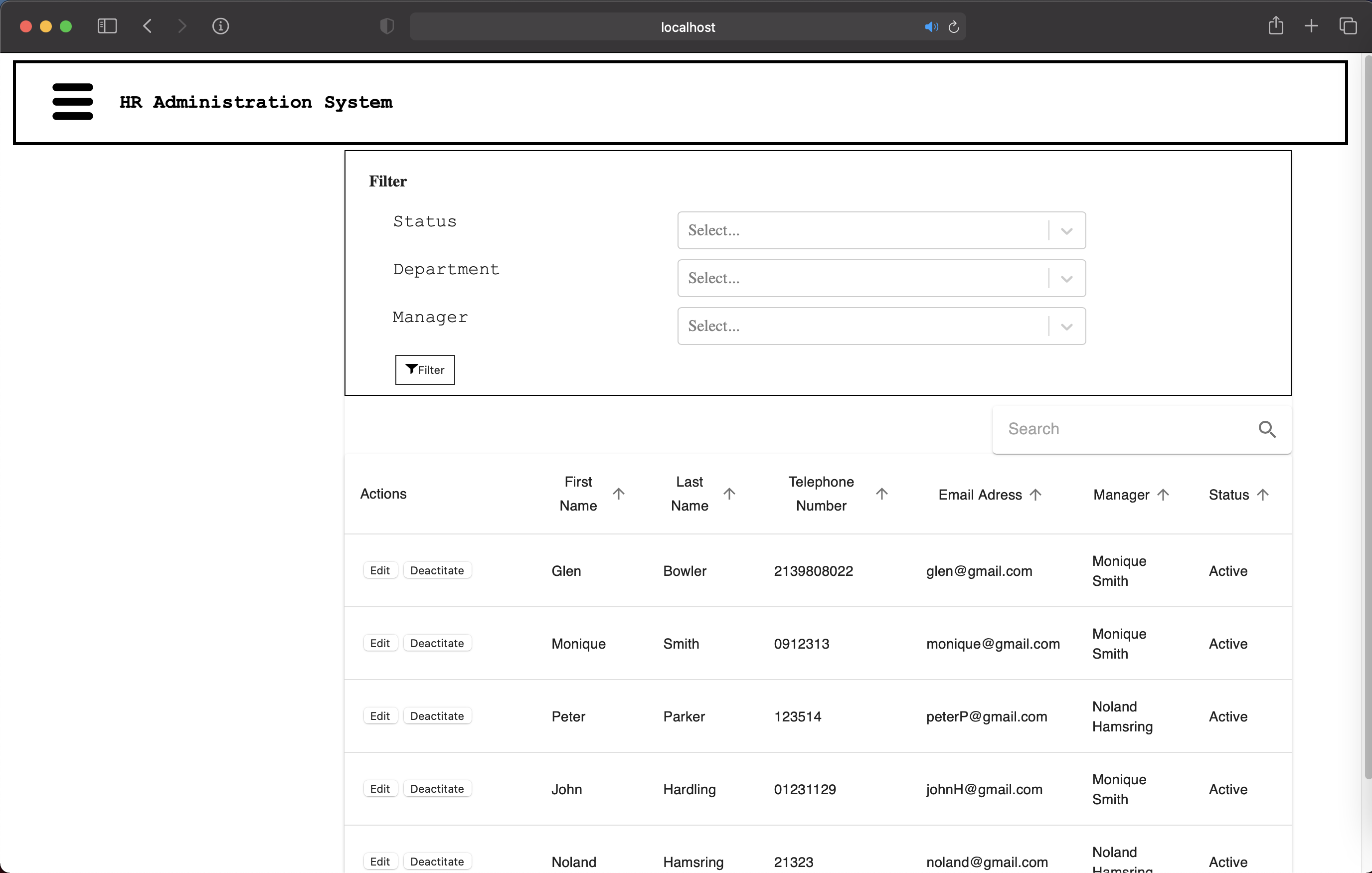 GitHub - GlenBowler/HR-Admin-System: An HR program where we got 3 types ...