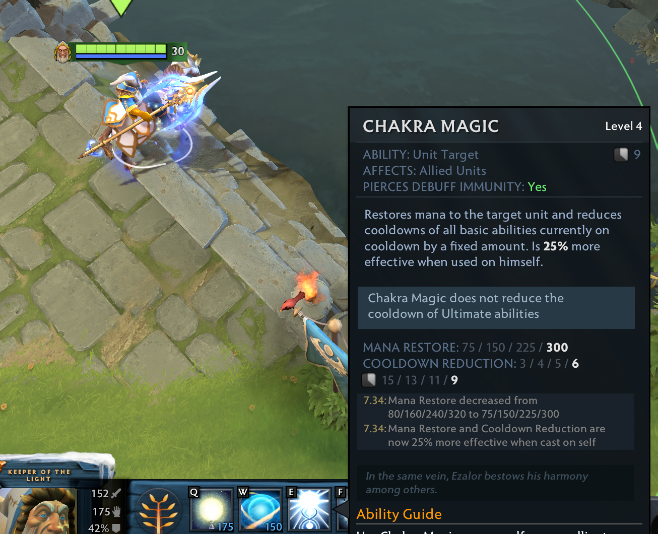 Chakra magic does not reduce the cooldown of ultimate abilities · Issue #10694 · ValveSoftware ...