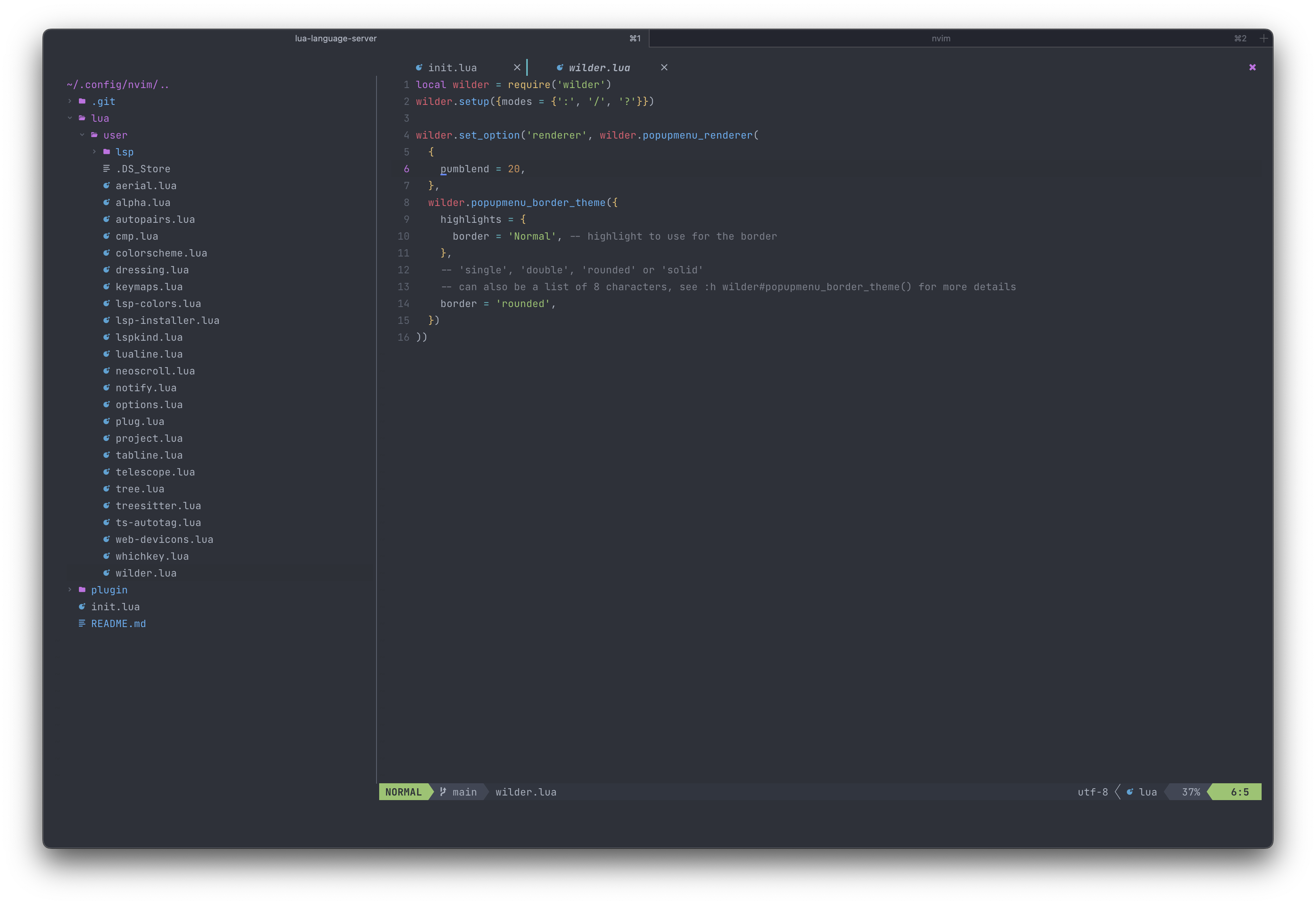 Command Pallete icons. · Issue #134 · gelguy/wilder.nvim · GitHub