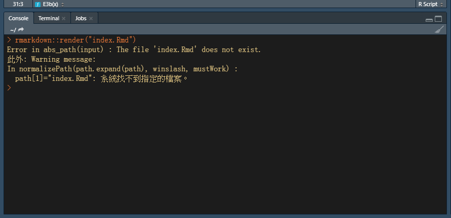 (Windows) 終端機無法執行 Rscript homework_output.R · Issue #11 · rlads2021/hw2 · GitHub
