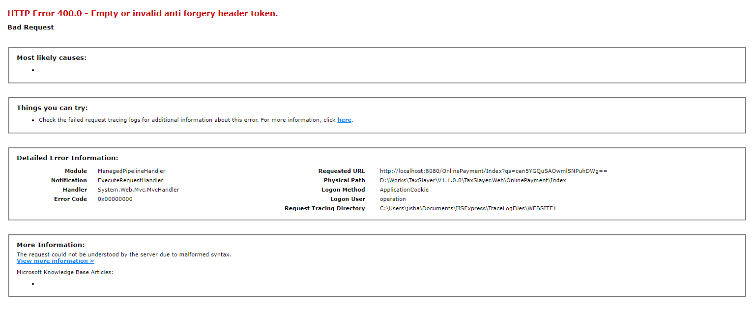 HTTP Error 400.0 - Empty or invalid anti forgery header token · Issue #2896 · aspnetboilerplate ...