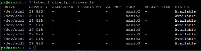 Directpv Cant Find Drives And Saying It Is Not Installed · Minio Minio · Discussion 14562 · Github