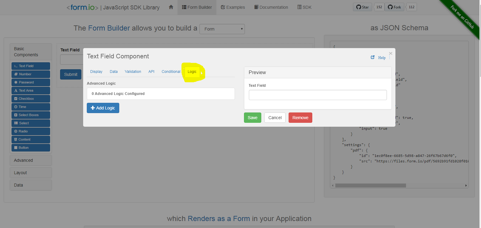 Getting Issue with logic filter. · Issue #628 · formio/formio.js · GitHub