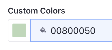 Color Picker: Can we go for hex 8 digits? · Issue #5132 · liferay/clay · GitHub