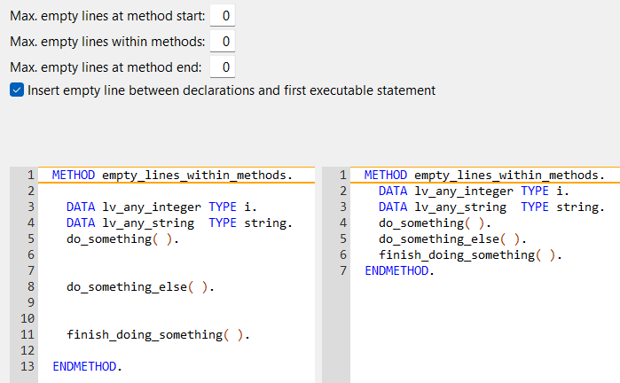 Feature Request Or Bug Rule Standardize Empty Line Within Methods Should Be Able To
