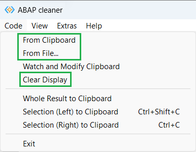 Feature request: Clipboard clean-up in the Eclipse plugin · Issue #155 · SAP/abap-cleaner · GitHub