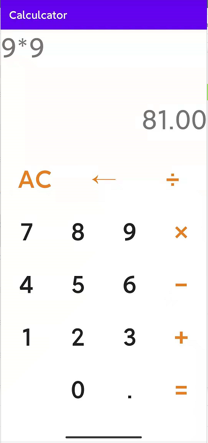 GitHub - Ealean/Android-Calculcator: 简易的安卓计算器