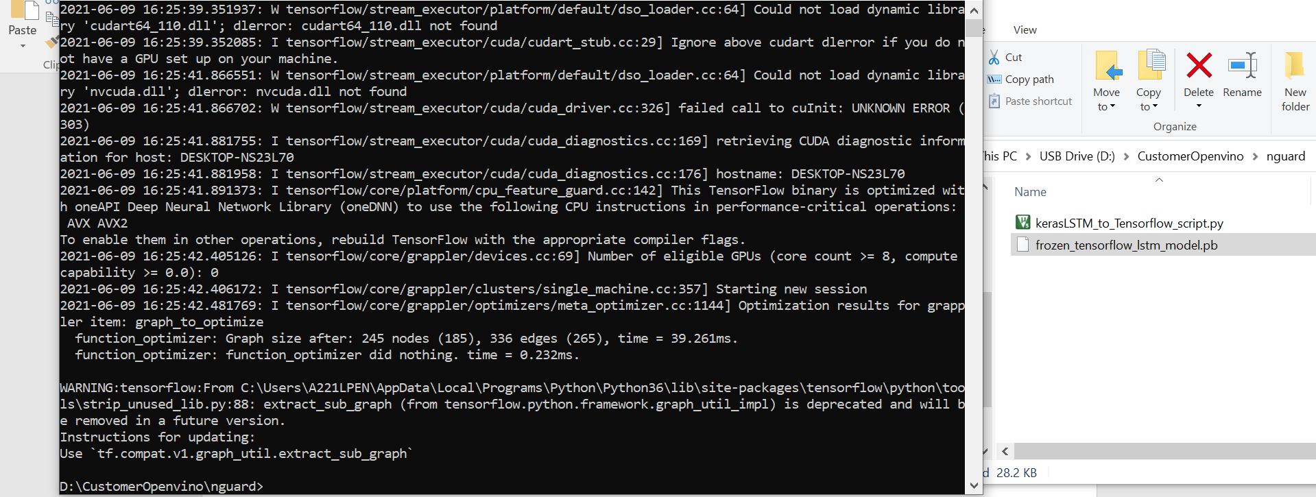 [Bug] Error converting Keras LSTM model (TensorFlow 2) · Issue #5988 · openvinotoolkit/openvino ...