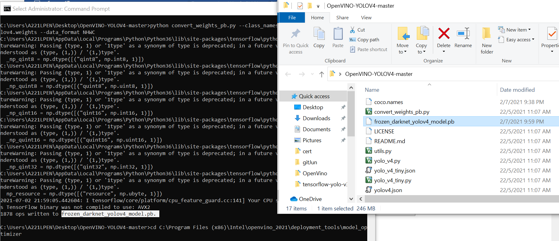 Unable to load network for a trained YoloV4 model (Argument element types are inconsistent ...