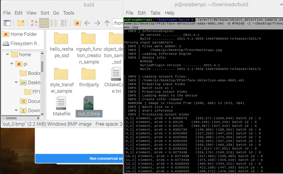 [Bug] Stuck loading model to ncs2 when running object_detection_sample_ssd cpp on rasberry pi 4 ...