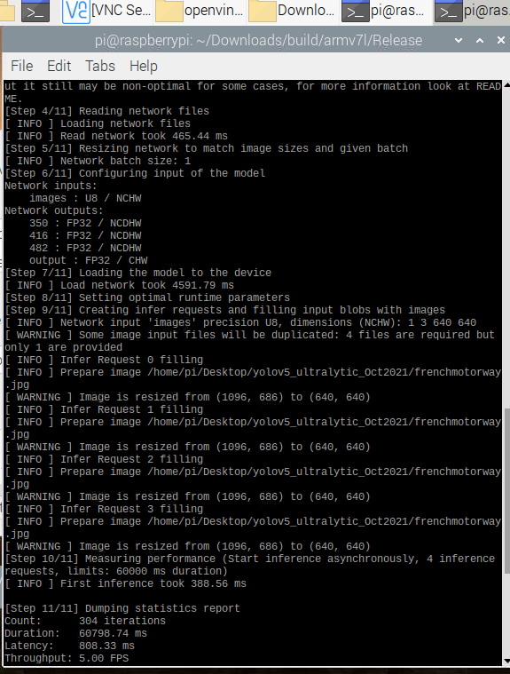 Rund benchmark Openvino using RPI · Issue #8728 · openvinotoolkit/openvino · GitHub