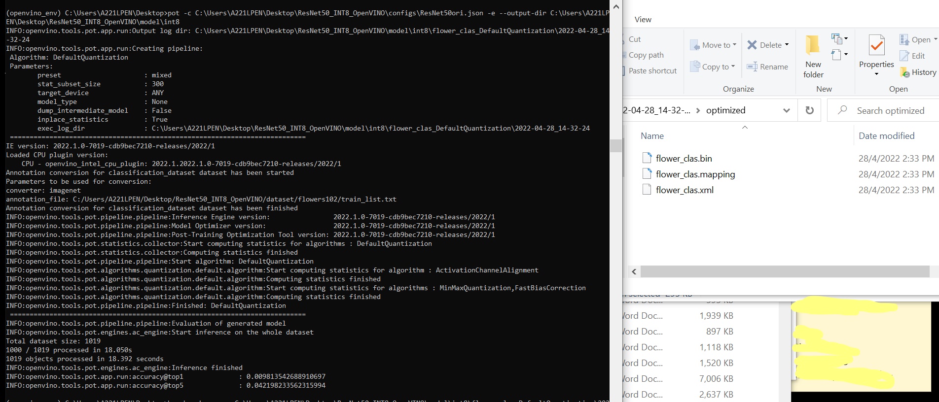 Accuracy Checker And Pot[bug] · Issue 11571 · Openvinotoolkit Openvino · Github