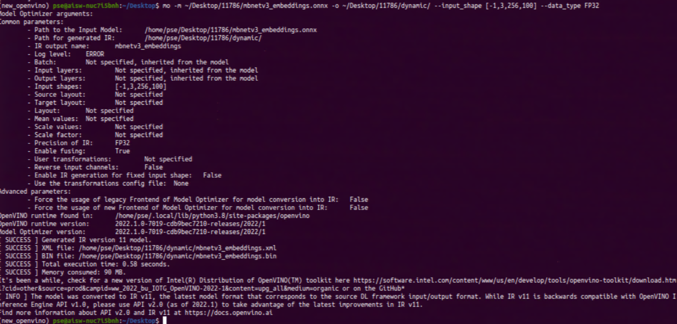 "RuntimeError: Cannot get dims for non static shape" while inferencing openvino · Issue #11918 ...