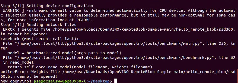 Unable to build model on vasurface when following the sample 'Direct Consuming of the NV12 VAAPI ...