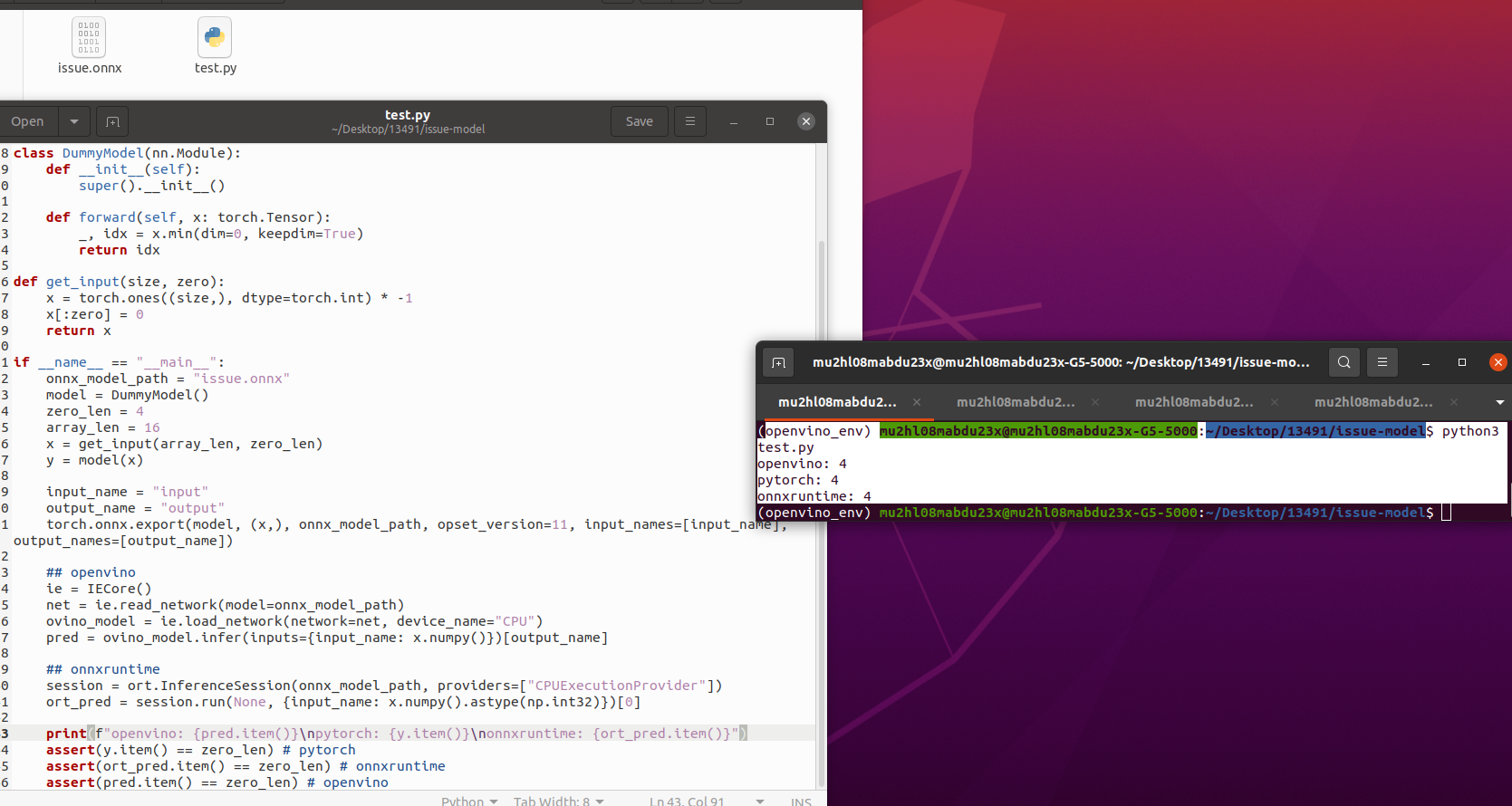 [Bug] Incorrect result for ArgMin ONNX operator · Issue #13491 · openvinotoolkit/openvino · GitHub
