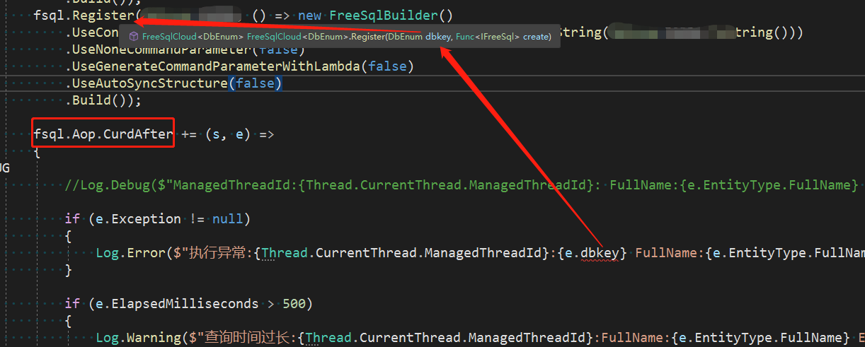 在Aop中获取注册的dbkey · Issue #3 · 2881099/FreeSql.Cloud · GitHub