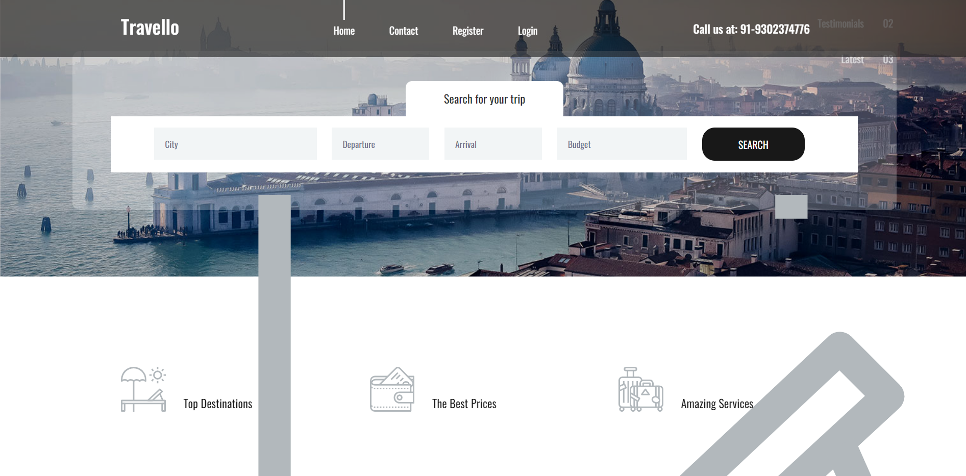 GitHub - MeenalPatidar/Travello_django: A Django webapp to plan your vacations and travel!!