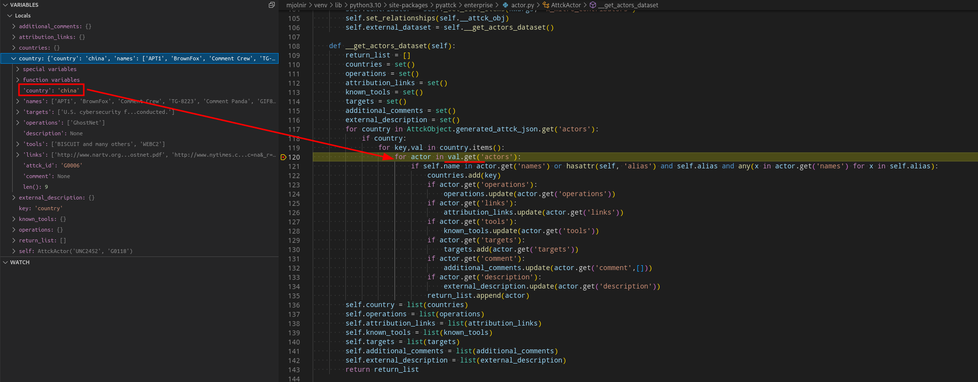 Pyattck 5.4 not working with current data model · Issue #108 · swimlane/pyattck · GitHub