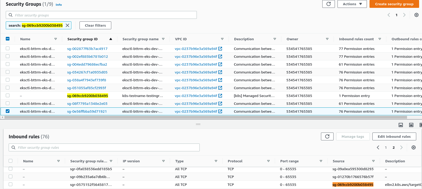 SecurityGroups are not deleted after deleting an Ingress · Issue #2117 ...