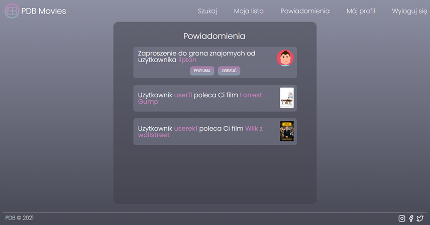 GitHub - w-paulina/PDB-Movies: Engineering project entilted "Video streaming platform with ...