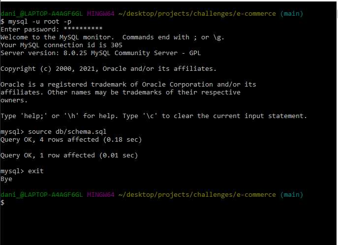 GitHub - dani-hartley/e-commerce: Module 13 ORM