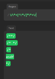 C Like Comments Not Detecting · Issue #302 · aykutkardas/regexlearn.com · GitHub