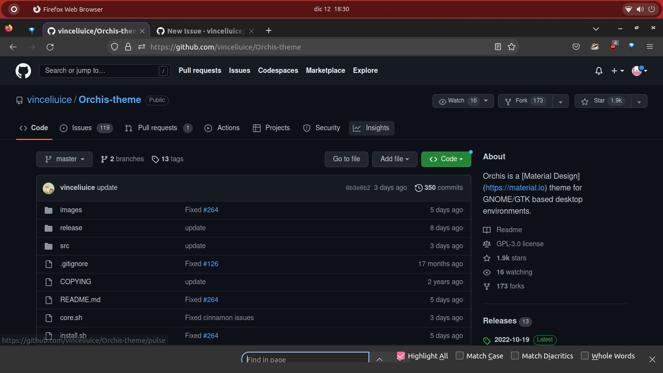 Issue with Search Bar Firefox and round corners when maximized · Issue #270 · vinceliuice/Orchis ...