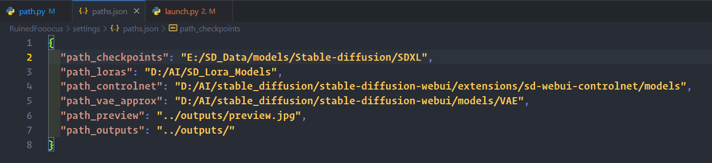 Unable to change paths to Checkpoints without error · Issue #46 · runew0lf/RuinedFooocus · GitHub