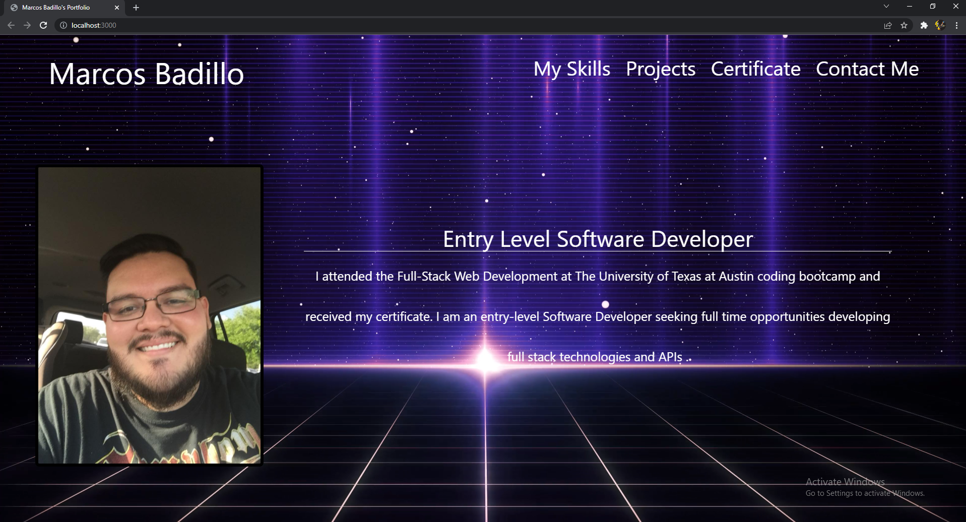 GitHub - MBadi089/REACT-My-Porfolio