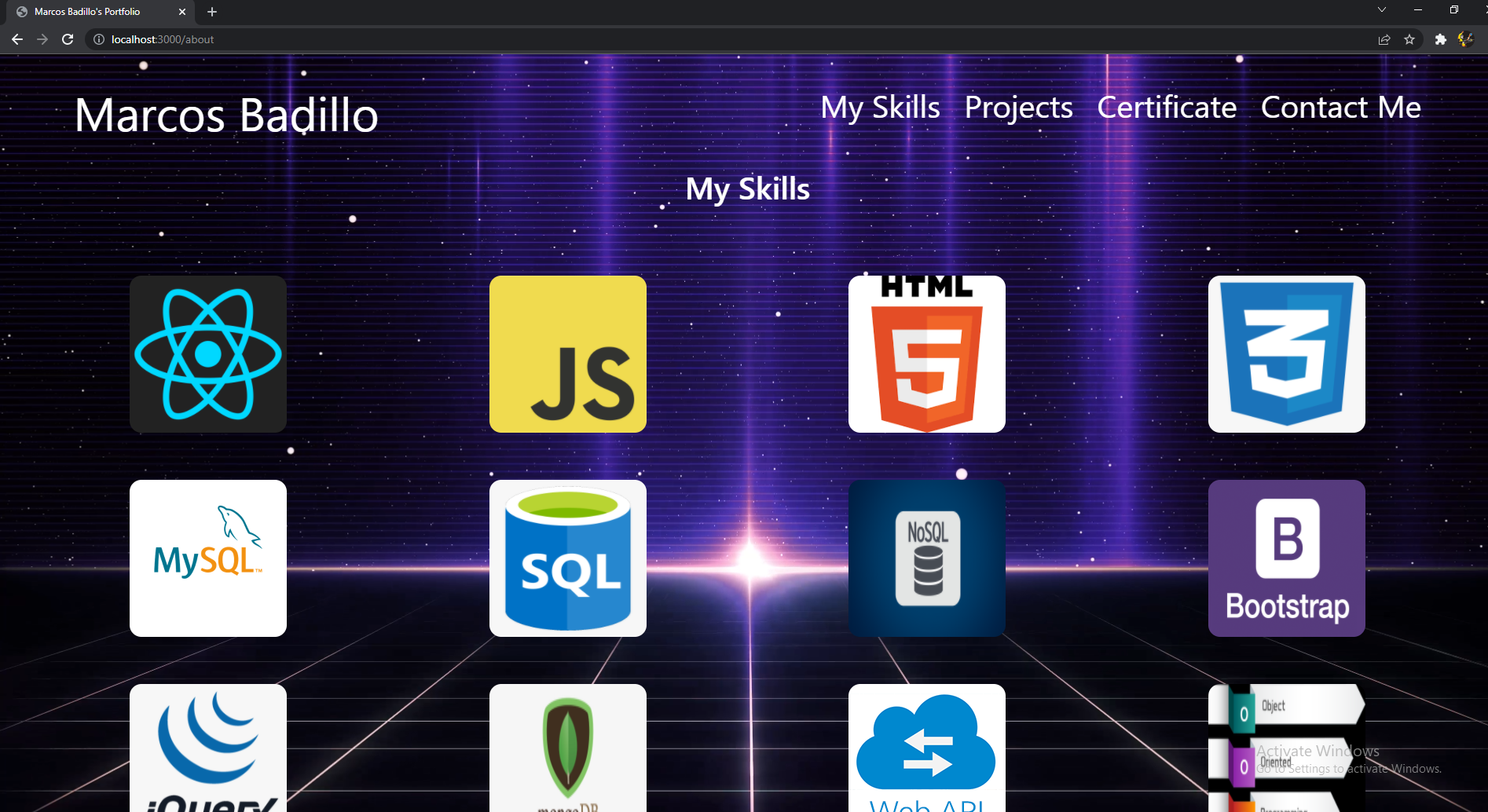 GitHub - MBadi089/REACT-My-Porfolio