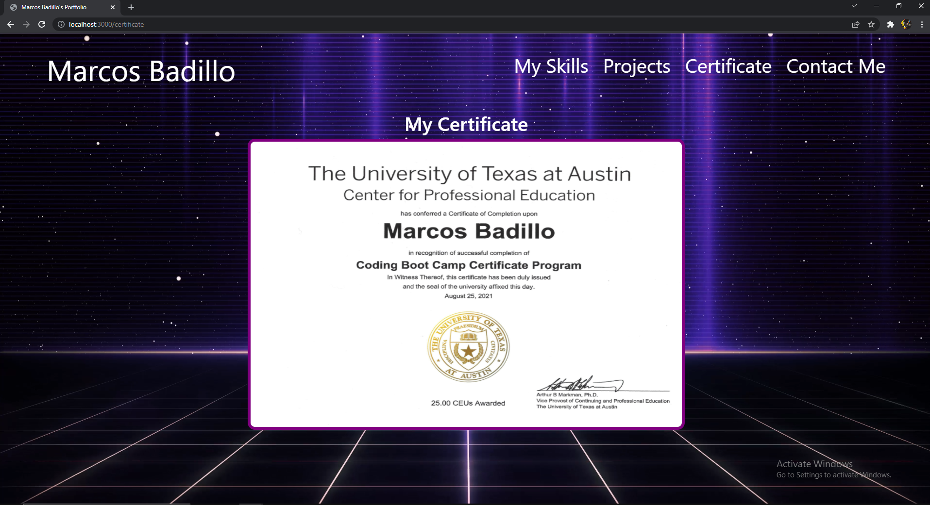 GitHub - MBadi089/REACT-My-Porfolio
