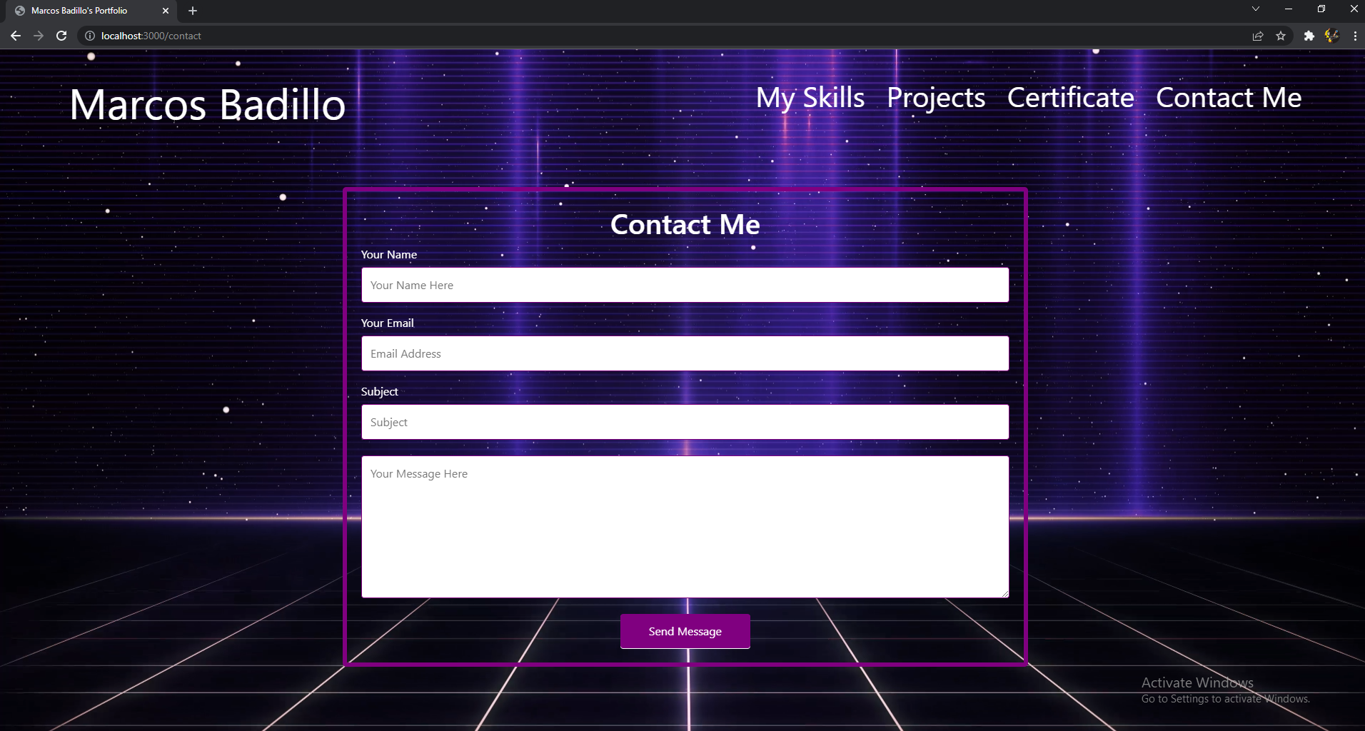 GitHub - MBadi089/REACT-My-Porfolio