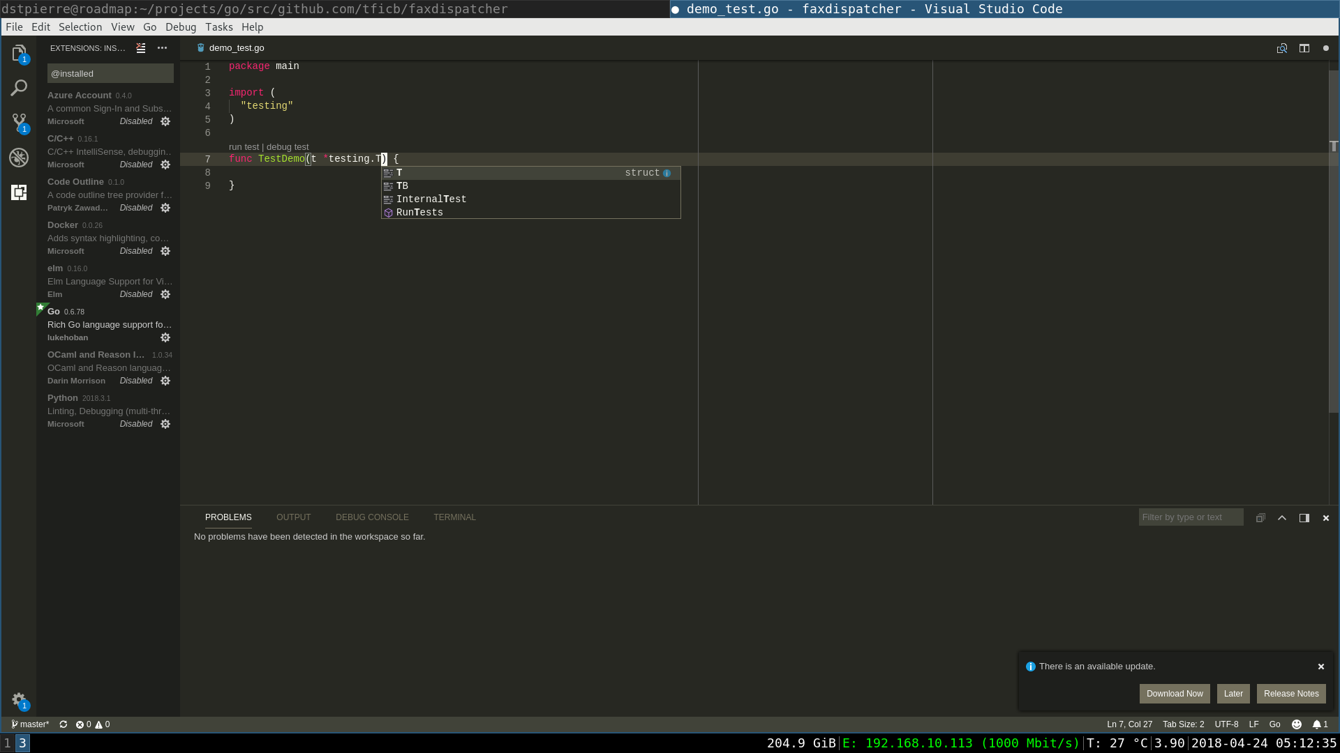 Input focus stuck on autocomplete suggestion popup · Issue #48405 · microsoft/vscode · GitHub